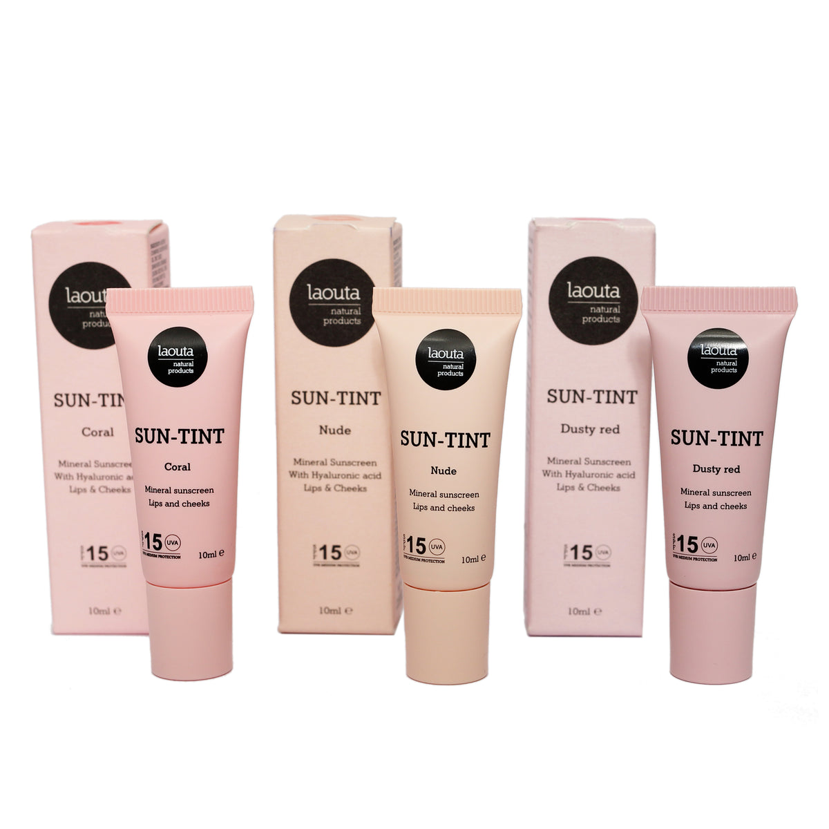 SUN-TINT PACK | Lips and cheeks | Natural sunscreen SPF 15 – The Skin ...